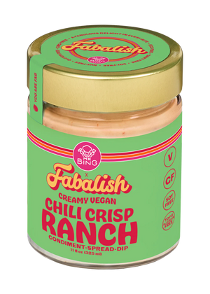 Spicy Chili Crisp Ranch: Mr Bing x Fabalish Vegan Ranch